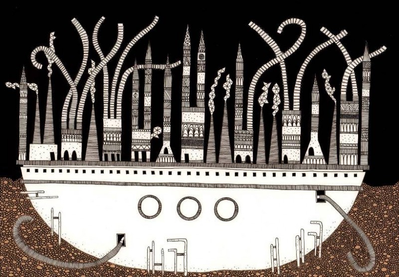 Le Città invisibili di Italo Calvino illustrate da Karina Puente - Teknoring