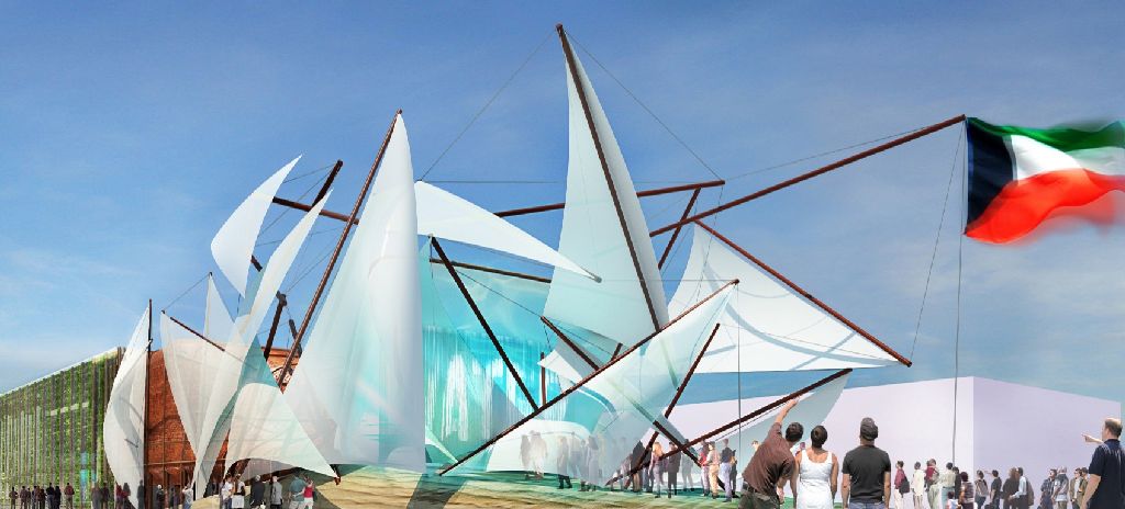 Expo 2015, il padiglione del Kuwait tra acqua e deserto