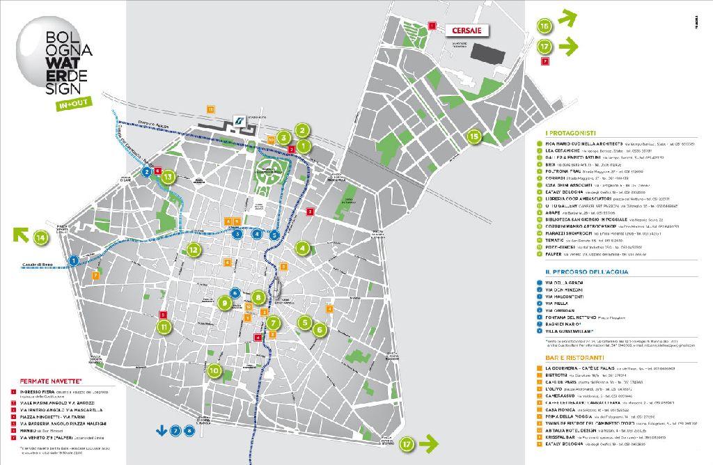 Xanthurum Acquari Bologna Italy Map
