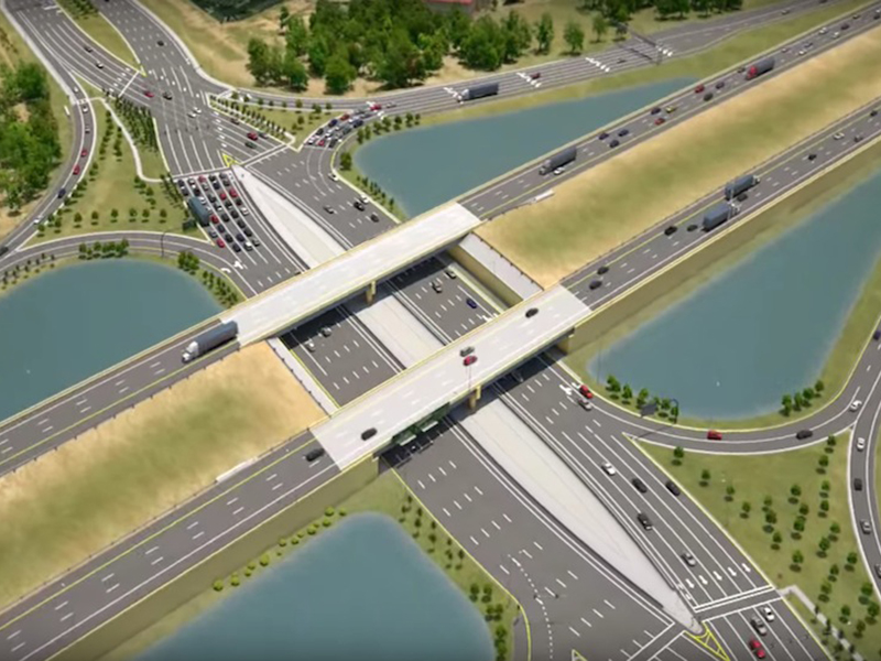 L'incrocio stradale a diamante per ridurre gli incidenti