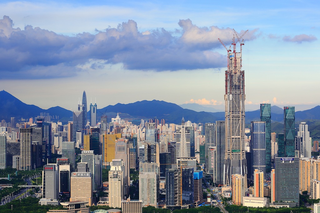 Ping An Finance Center: rivestimento e curtain wall del grattacielo