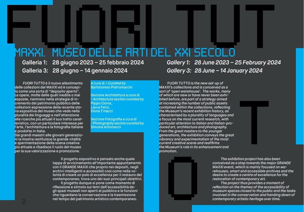 Fuori Tutto, al MAXXI esposti 50 tra architetti, artisti e fotografi